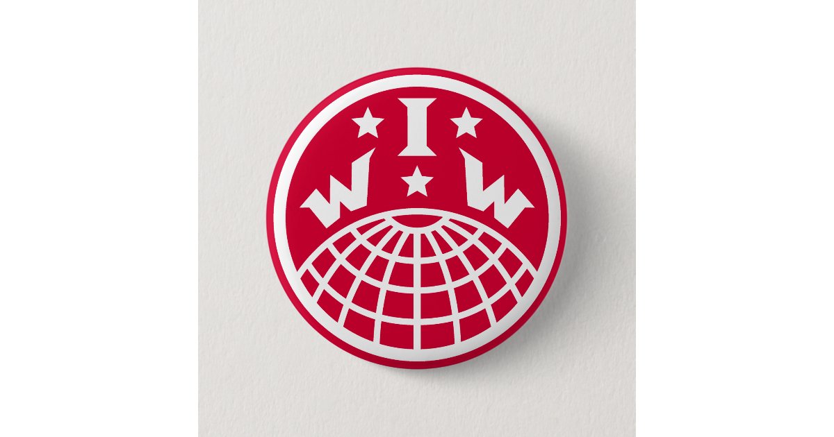 IWW Logo Button | Zazzle