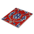 iznik tile in red colors | Zazzle