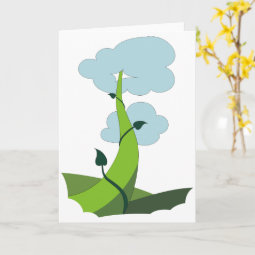 Jack and the Beanstalk Card | Zazzle