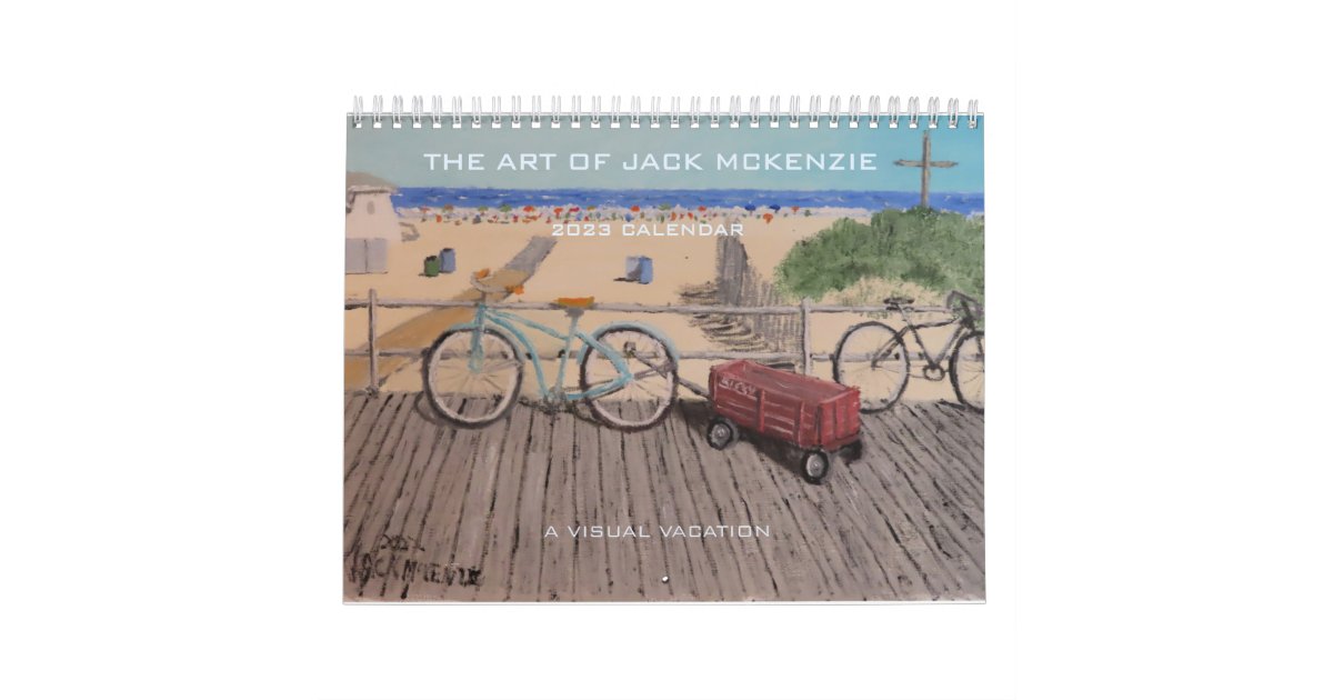 Jack Mckenzie Art 2023 Calendar | Zazzle