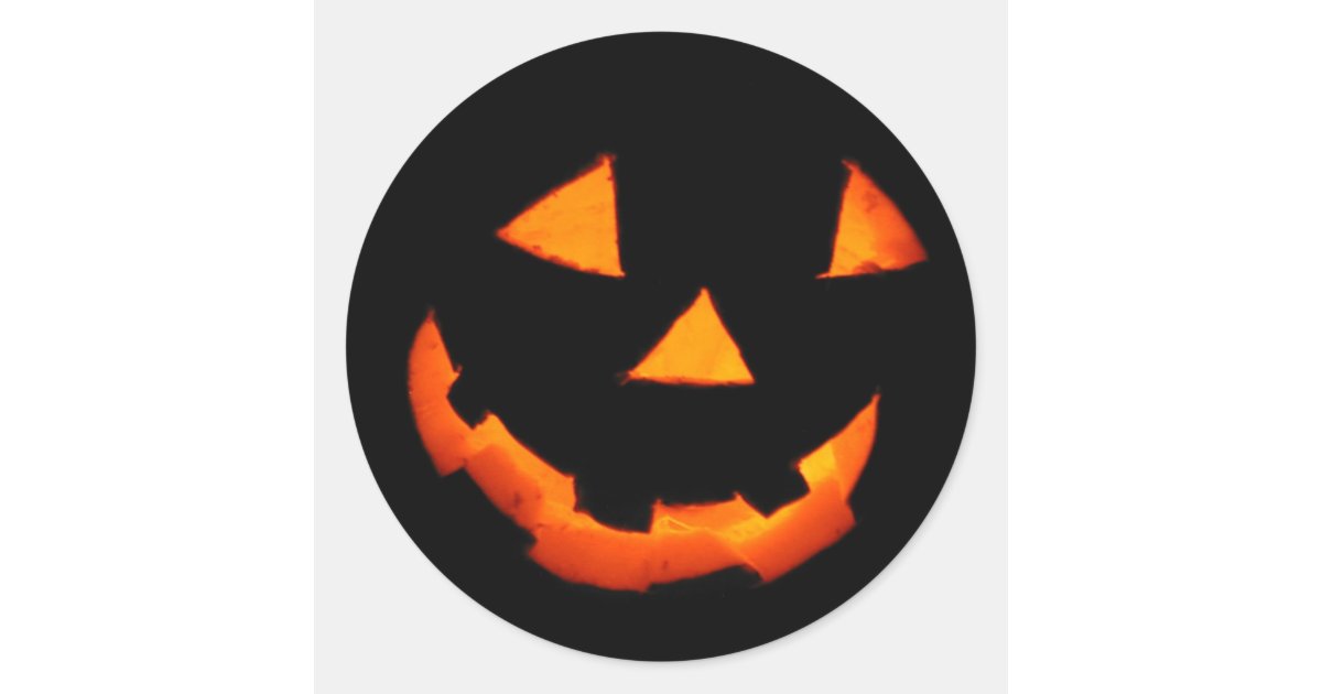 Jack-o'-Lantern stickers | Zazzle