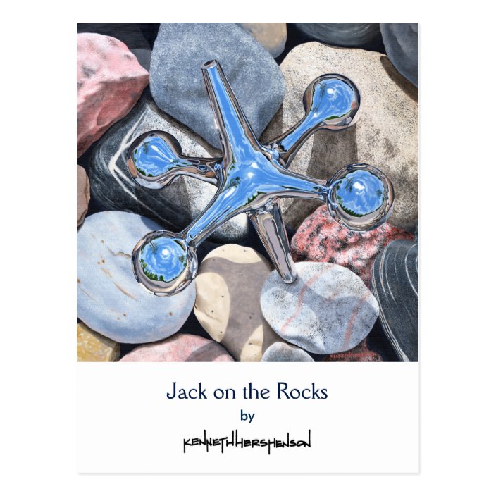 Jack on the Rocks, Postcard | Zazzle.com