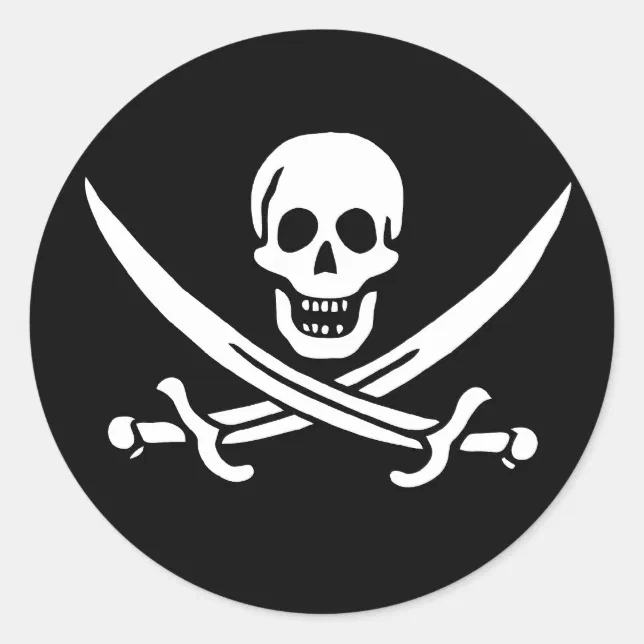 Jack Rackham stickers | Zazzle