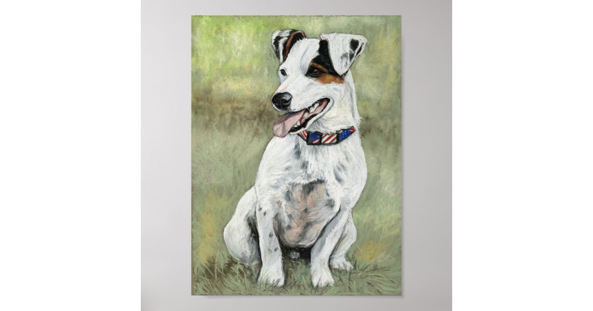 Jack Russell Terrier Dog Art Print | Zazzle