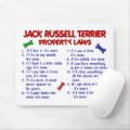 JACK RUSSELL TERRIER Property Laws 2 Mouse Pad | Zazzle