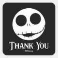 Jack Skellington First Birthday - Thank You Square Sticker | Zazzle