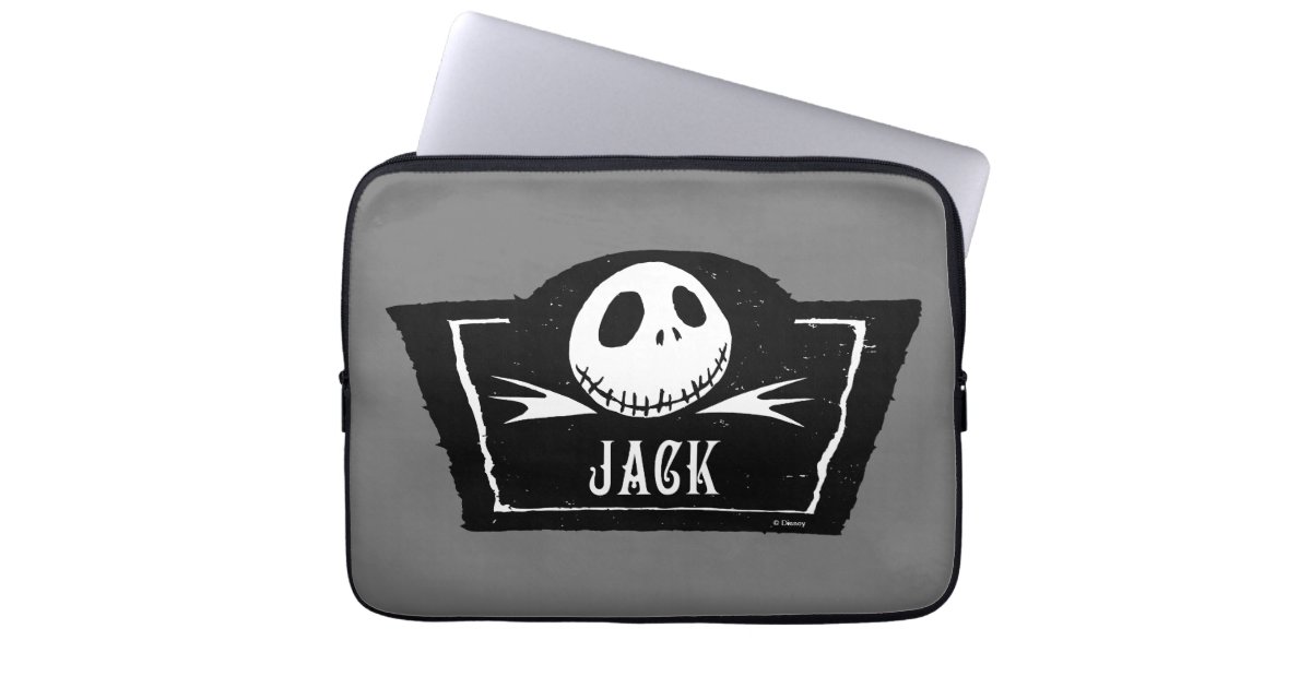Jack Skellington | Headstone Laptop Sleeve | Zazzle