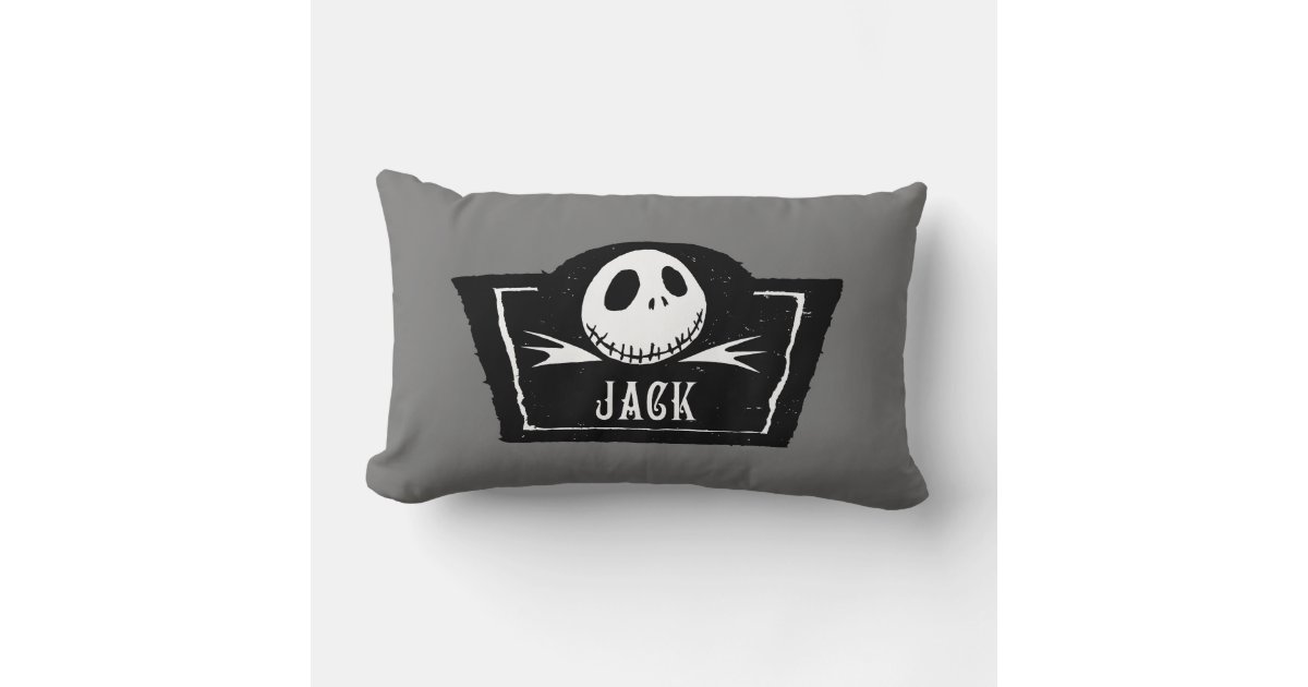 Jack Skellington | Headstone Lumbar Pillow | Zazzle