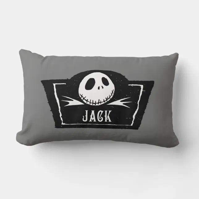 Jack Skellington | Headstone Lumbar Pillow | Zazzle