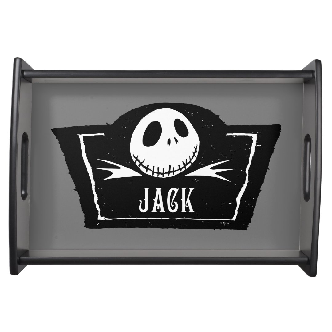 Jack Skellington | Headstone Serving Tray | Zazzle
