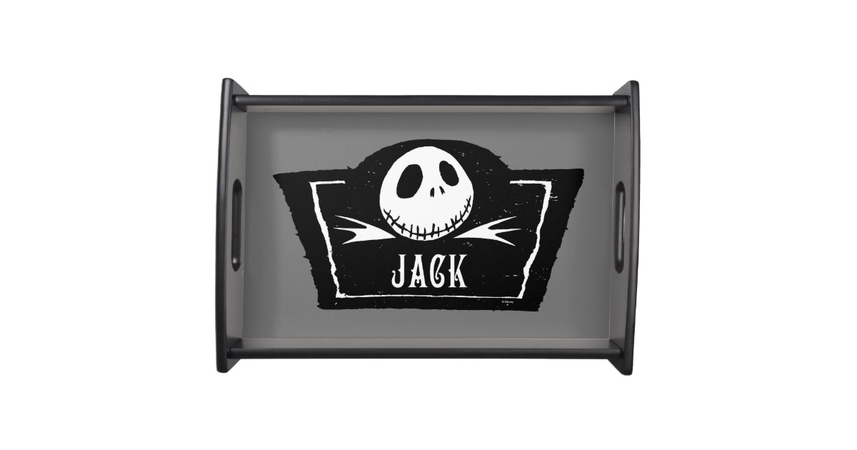 Jack Skellington | Headstone Serving Tray | Zazzle