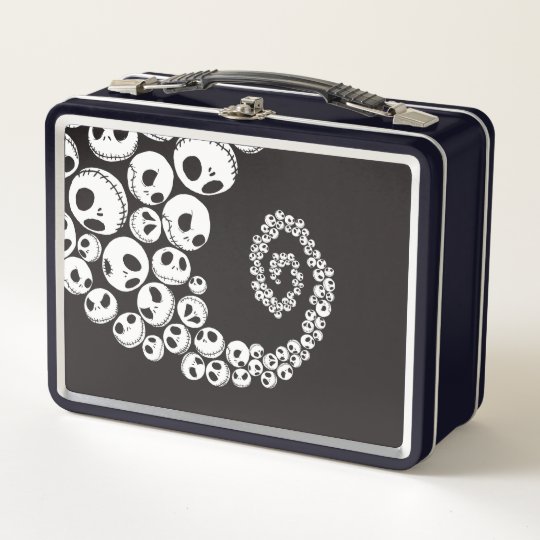 Jack Skellington | Skull Swirl Metal Lunch Box | Zazzle.com
