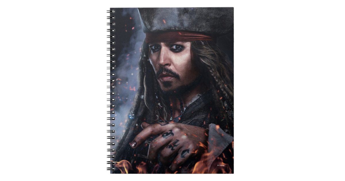 Jack Sparrow - Legendary Pirate Notebook | Zazzle
