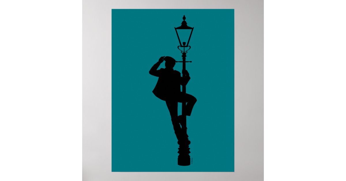 Jack the Lamplighter Silhouette Poster | Zazzle