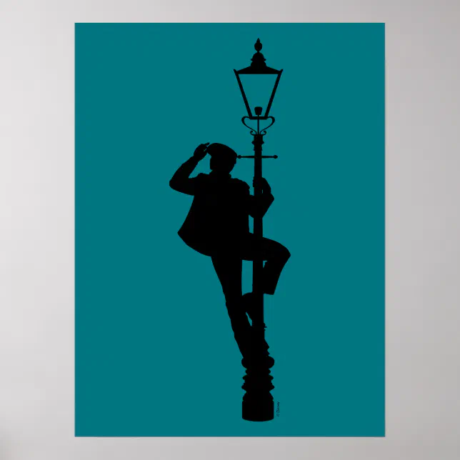 Jack the Lamplighter Silhouette Poster | Zazzle