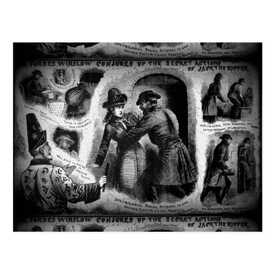 Jack the Ripper-Illustrated Police News-Winslow Postcard | Zazzle.com