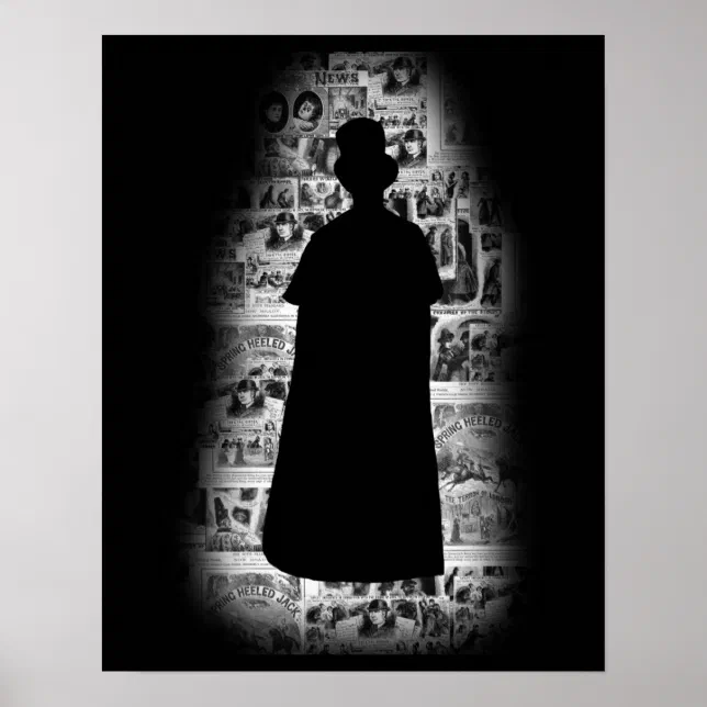 Jack the Ripper Silhouette Poster | Zazzle