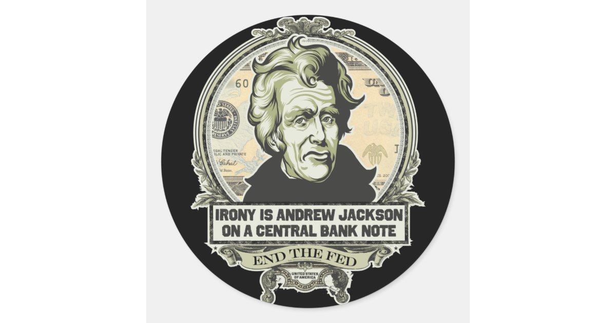 Jackson End the Fed Stickers Set | Zazzle