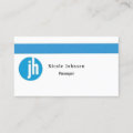 Jackson Hewitt Blue Business Card | Zazzle