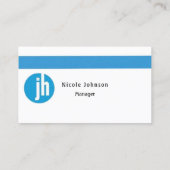 Jackson Hewitt Blue Business Card | Zazzle