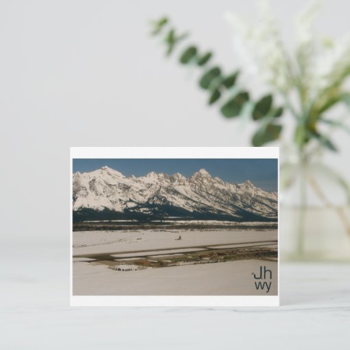 Jackson Hole Airport Postcard | Zazzle