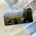 Jackson Hole Mountains and River License Plate | Zazzle