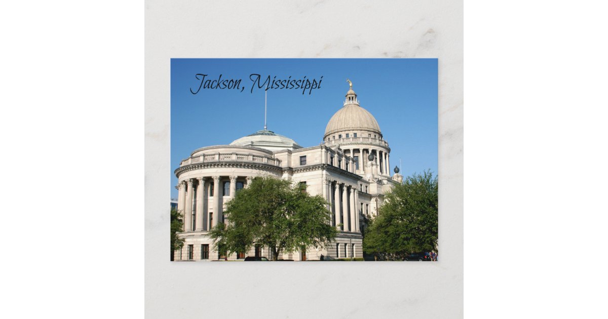 Jackson, MS Postcard | Zazzle