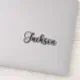 Jackson Name - Handwritten Calligraphy Sticker | Zazzle