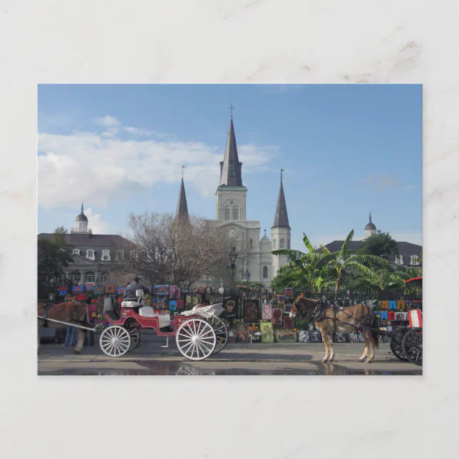 Jackson Square-New Orleans Postcard | Zazzle