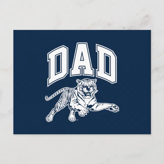Jackson State Dad Invitation Postcard | Zazzle
