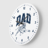 Jackson State Dad Large Clock | Zazzle
