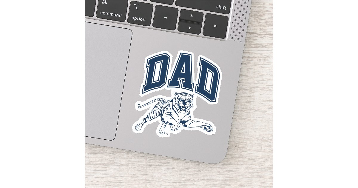 Jackson State Dad Sticker | Zazzle