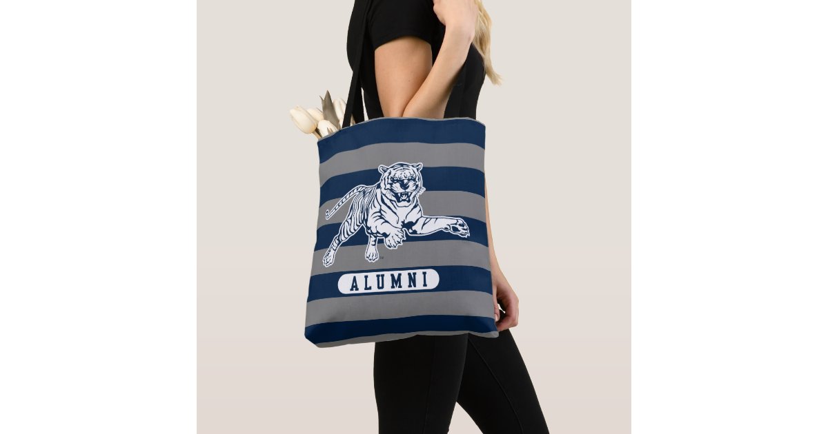 Jackson State University Alumni Stripes Tote Bag | Zazzle