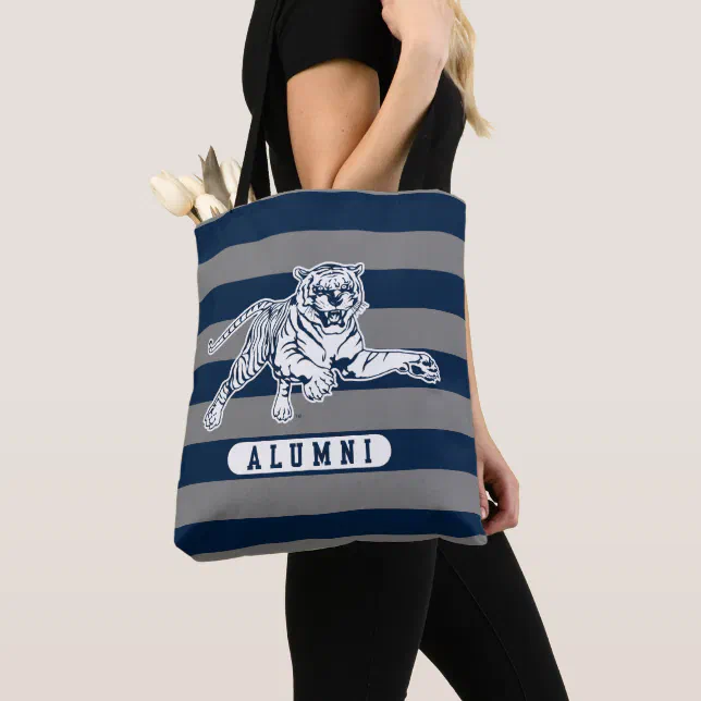Jackson State University Alumni Stripes Tote Bag | Zazzle