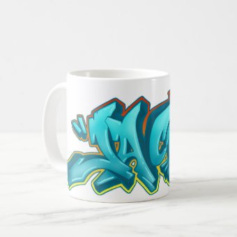 JACOB Graffiti Name - Coffee Mug | Zazzle