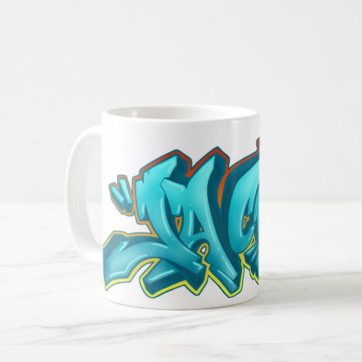 JACOB Graffiti Name - Coffee Mug | Zazzle
