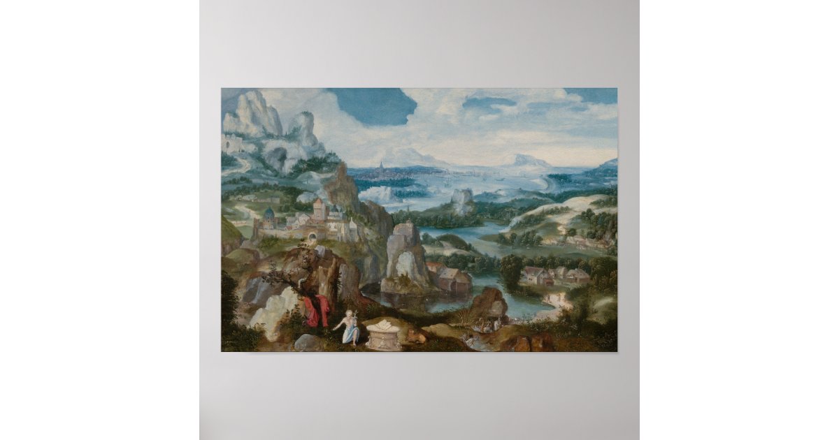 Jacob Patinir - Landscape with the Penitent Saint Poster | Zazzle