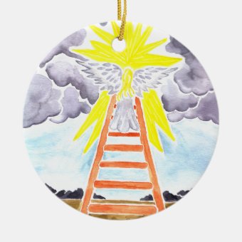 Jacob's Ladder - Jesse Tree Keepsake Ornament | Zazzle