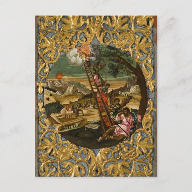Jacob's Ladder Orthodox Christian Icon Postcard | Zazzle