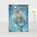 Jade Moon Mermaid Greeting Card by Molly Harrison | Zazzle