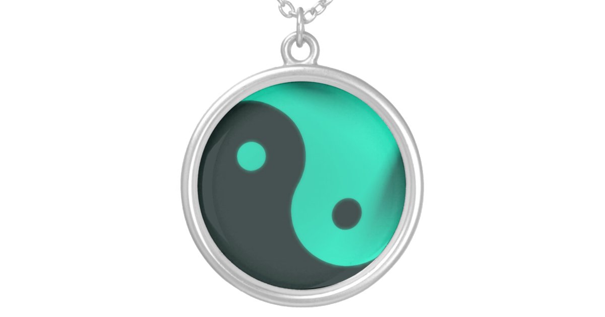 Jade yin yang necklace | Zazzle