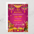 Jaggo night Invitation, Jaggo ceremony Card | Zazzle