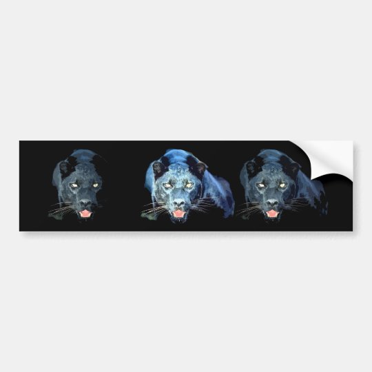 Jaguar - Black Panther Bumper Sticker | Zazzle.com