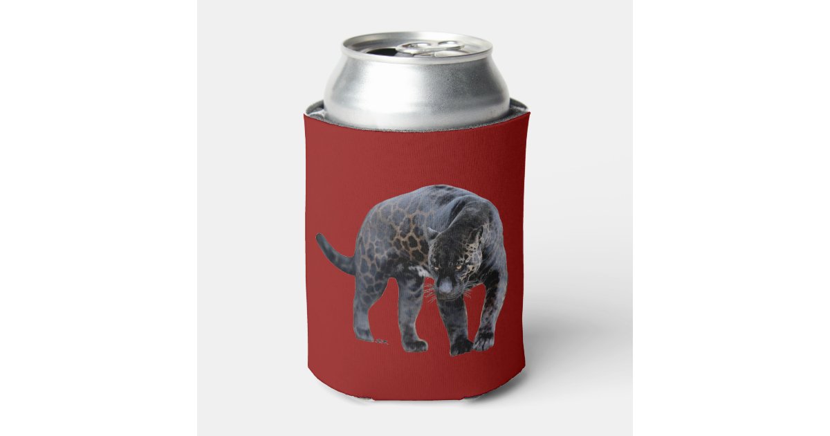 Jaguar Diablo red can cooler 2-side | Zazzle