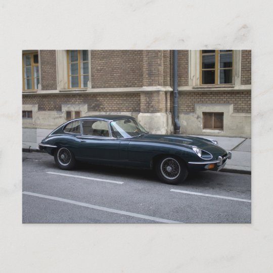Jaguar E-Type Hardtop Postcard | Zazzle.com