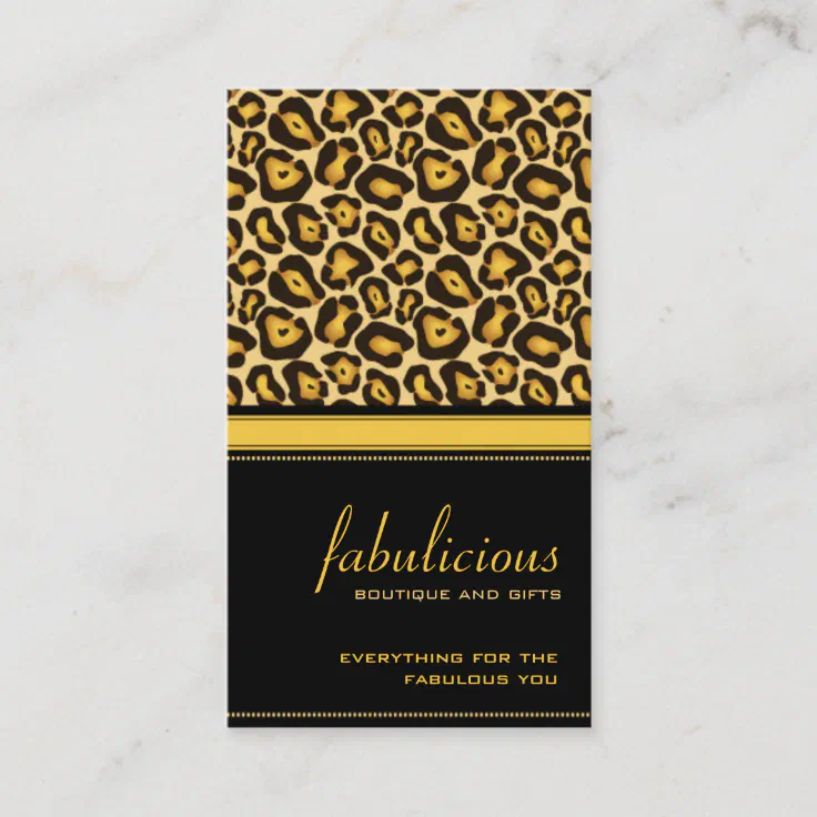 Jaguar Fabulous Business Card | Zazzle