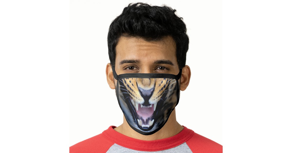 Jaguar Face Mask | Zazzle
