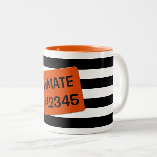 Jail Inmate Two-Tone Coffee Mug | Zazzle
