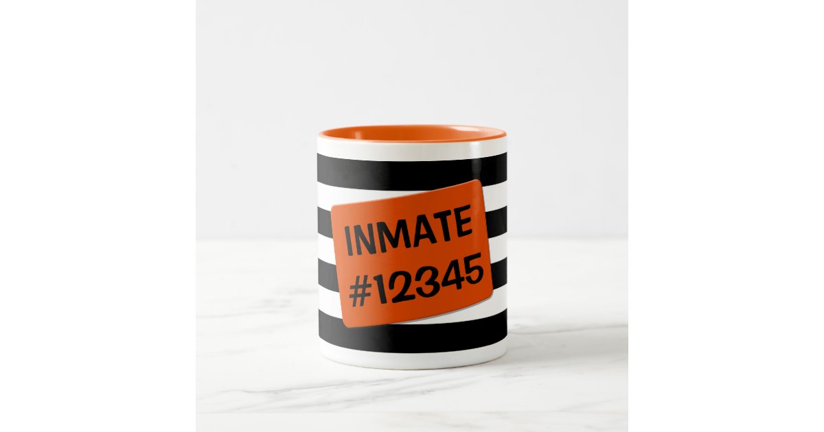 Jail Inmate Two-Tone Coffee Mug | Zazzle