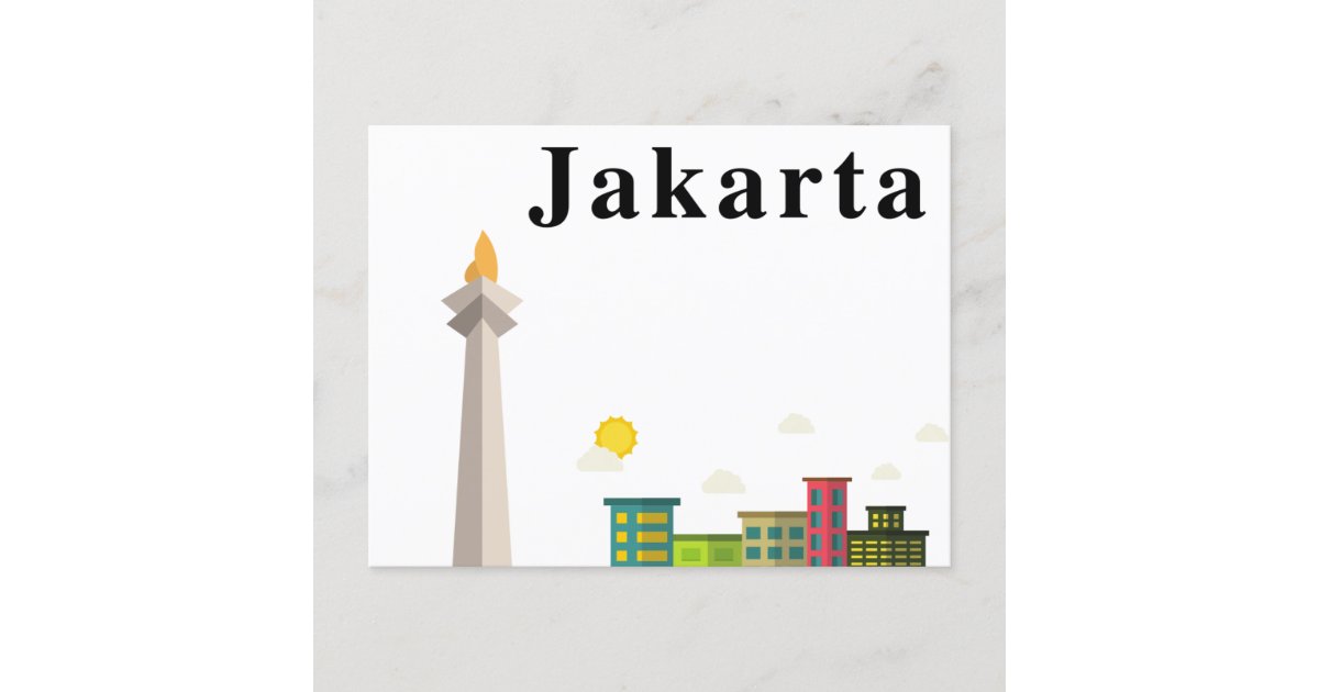 Jakarta Indonesia Vintage Postcard | Zazzle